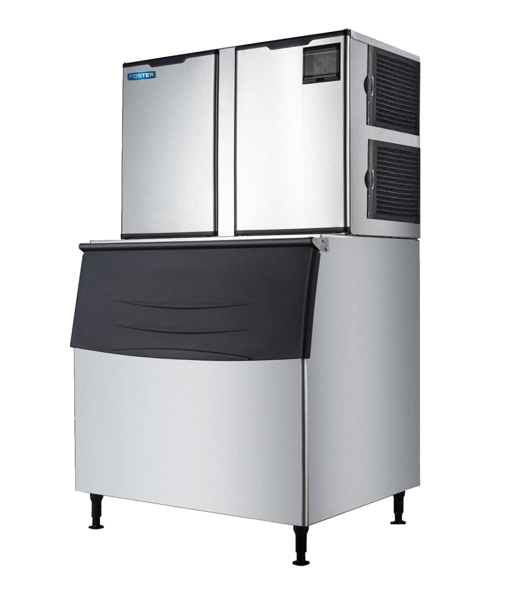 Foster Ice Water-Cooled Ice Machine: 1500 Lbs with 800 Lbs. Bin ...