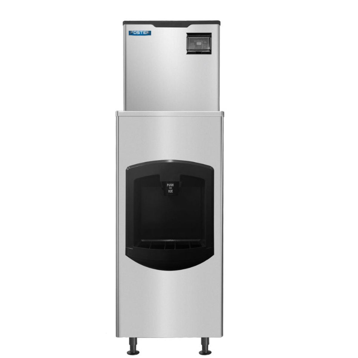 Foster Ice Machine 505 Lbs. Air-Cooled With 120 Lbs. Bin and Dispenser ...
