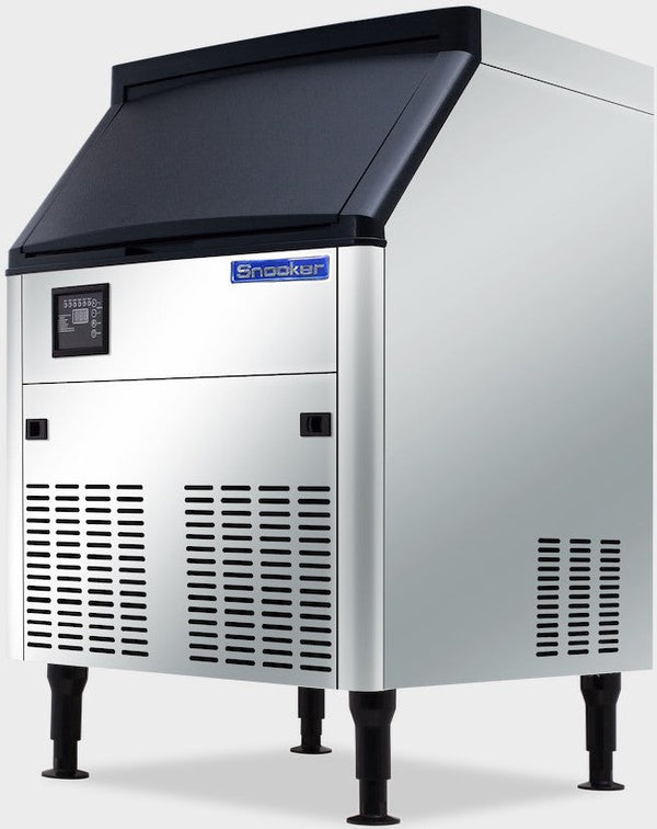 SNOOKER 160 lbs. Freestanding Under Counter Ice Maker in Stainless Ste ...